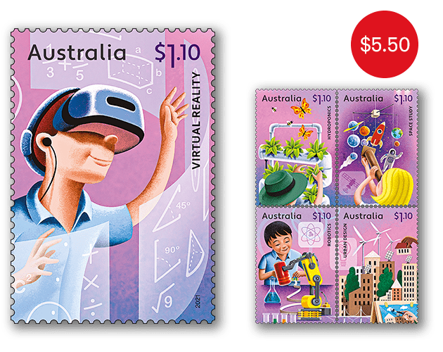Full STEAM Ahead (Stamp Collecting Month 2021) - Australia Post